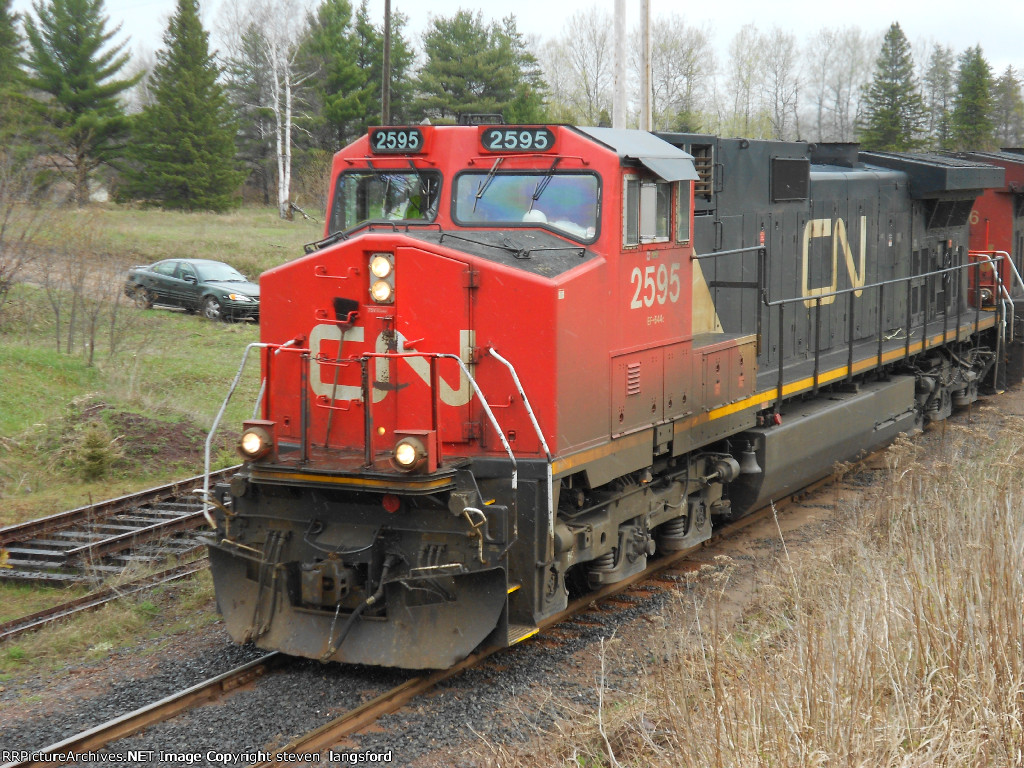 Snow on the L'Anse Sub